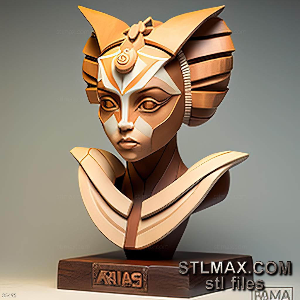 Anime | 3D models for CNC machine. STL format