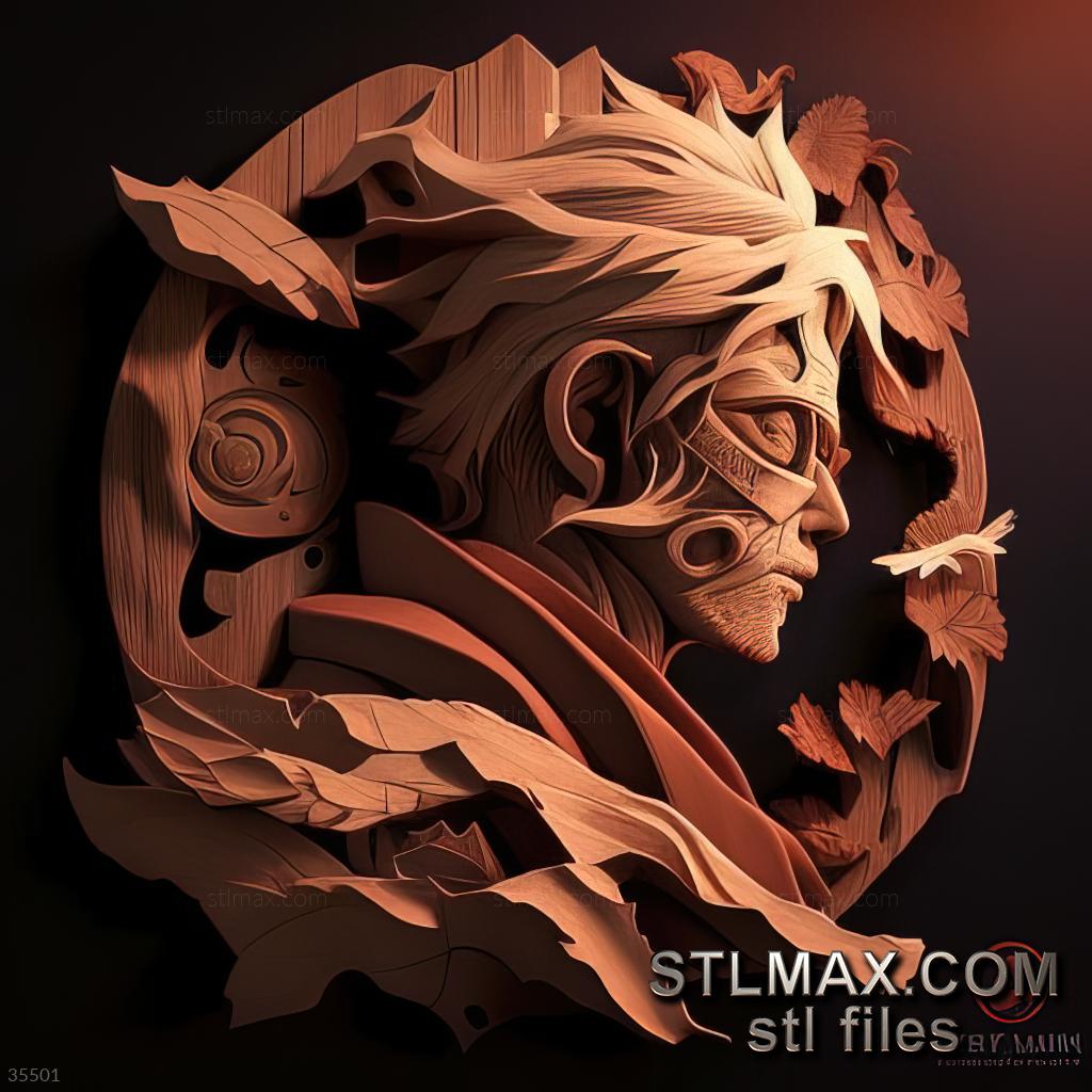 Anime | 3D models for CNC machine. STL format