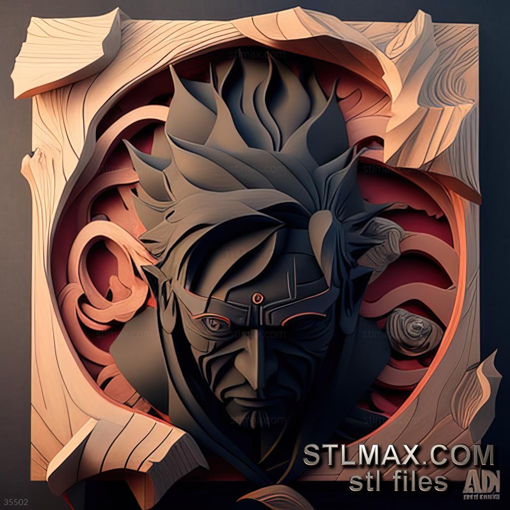 Anime | 3D models for CNC machine. STL format