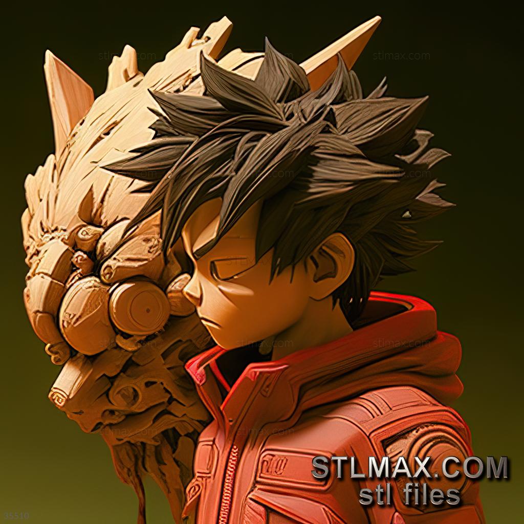 Anime | 3D models for CNC machine. STL format