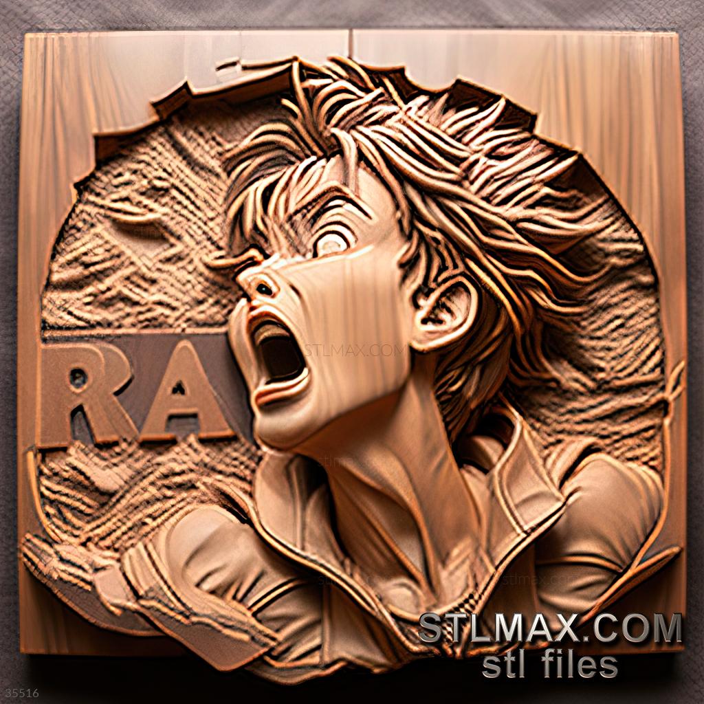 Anime | 3D models for CNC machine. STL format