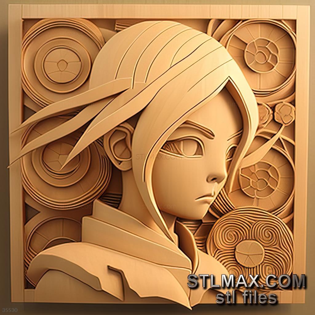Anime | 3D models for CNC machine. STL format