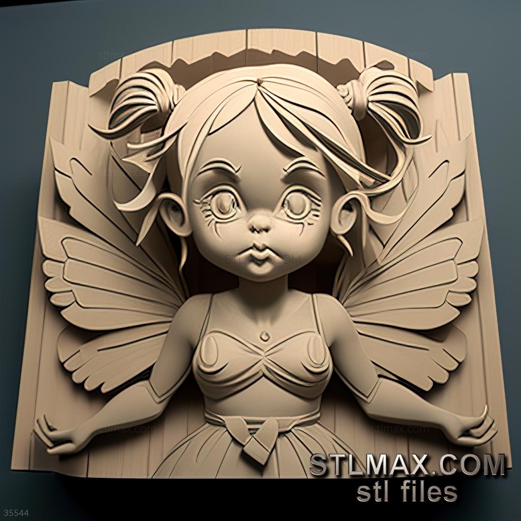 Anime | 3D models for CNC machine. STL format