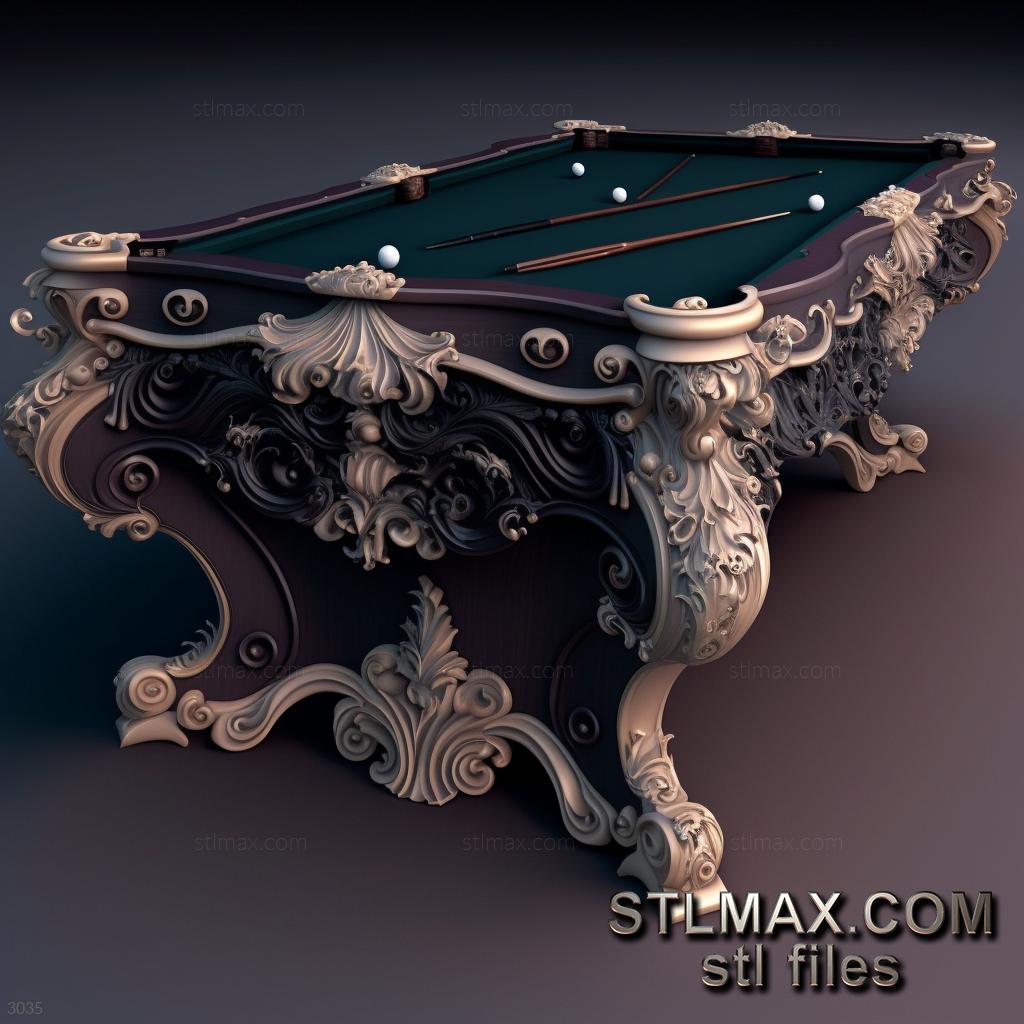 Furniture | 3D models for CNC machine. STL format