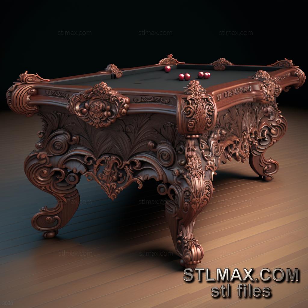 Furniture | 3D models for CNC machine. STL format