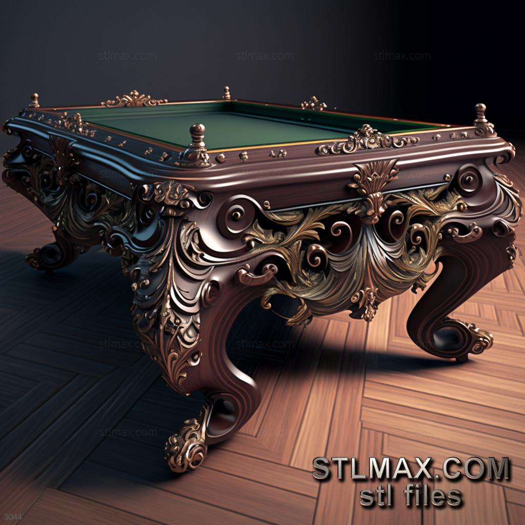 Furniture | 3D models for CNC machine. STL format