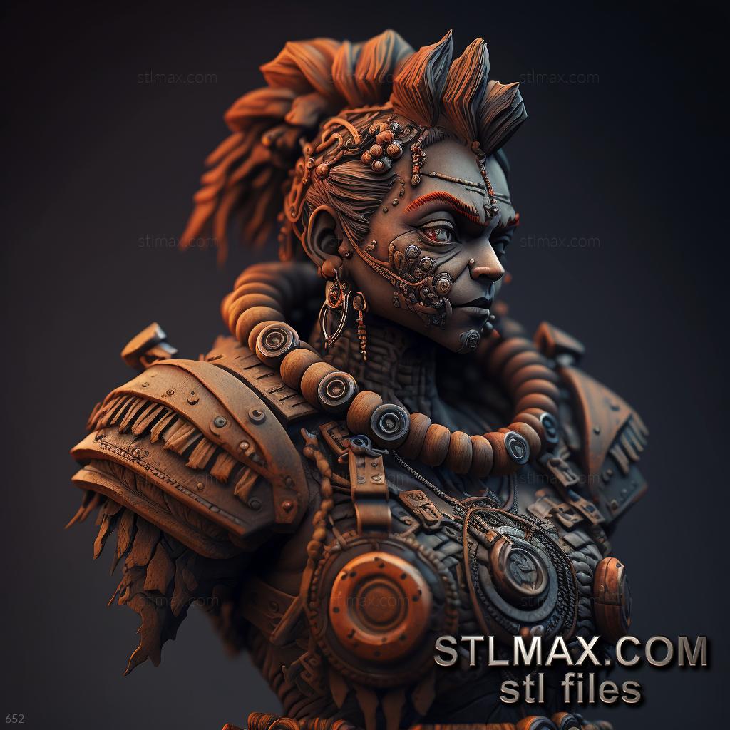 Characters | 3D models for CNC machine. STL format