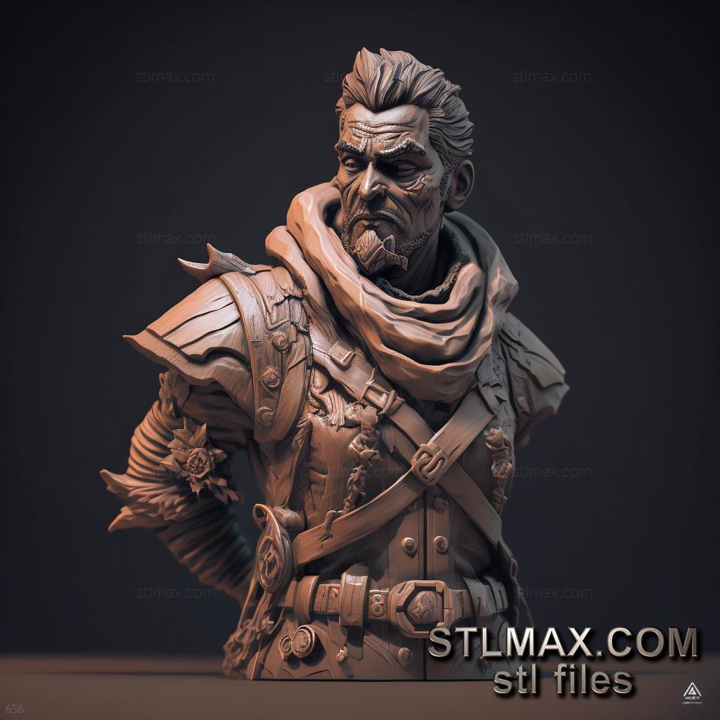 Characters | 3D models for CNC machine. STL format