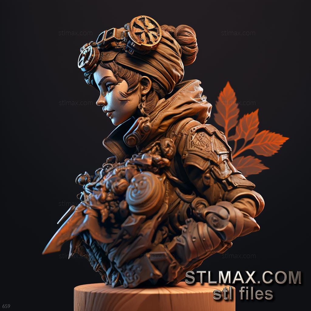 Characters | 3D models for CNC machine. STL format