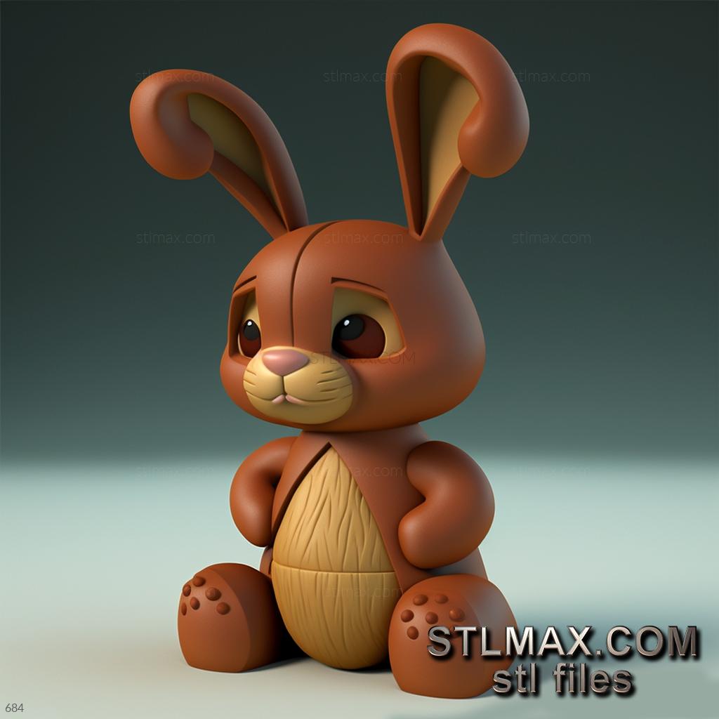 Characters | 3D models for CNC machine. STL format