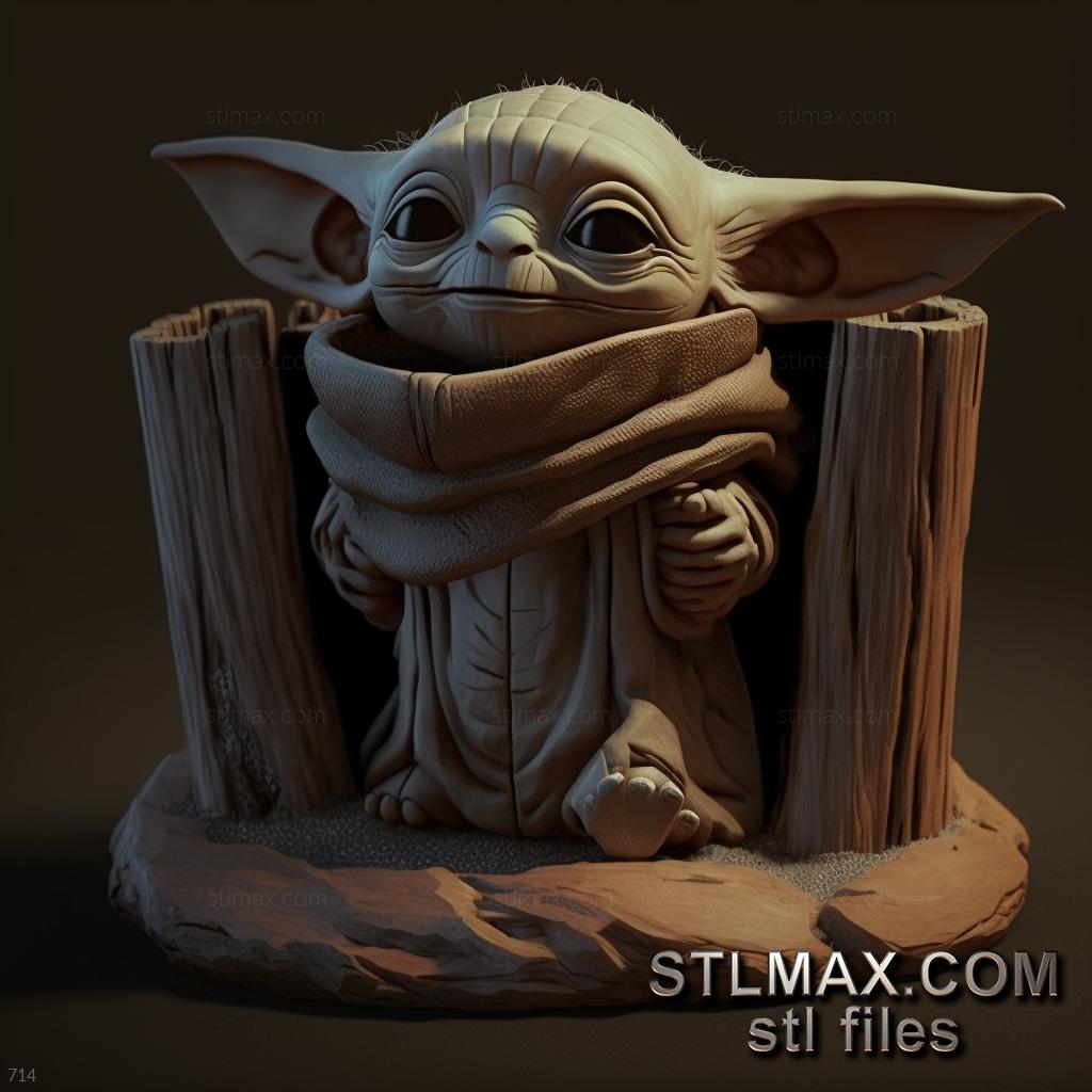 Characters | 3D models for CNC machine. STL format